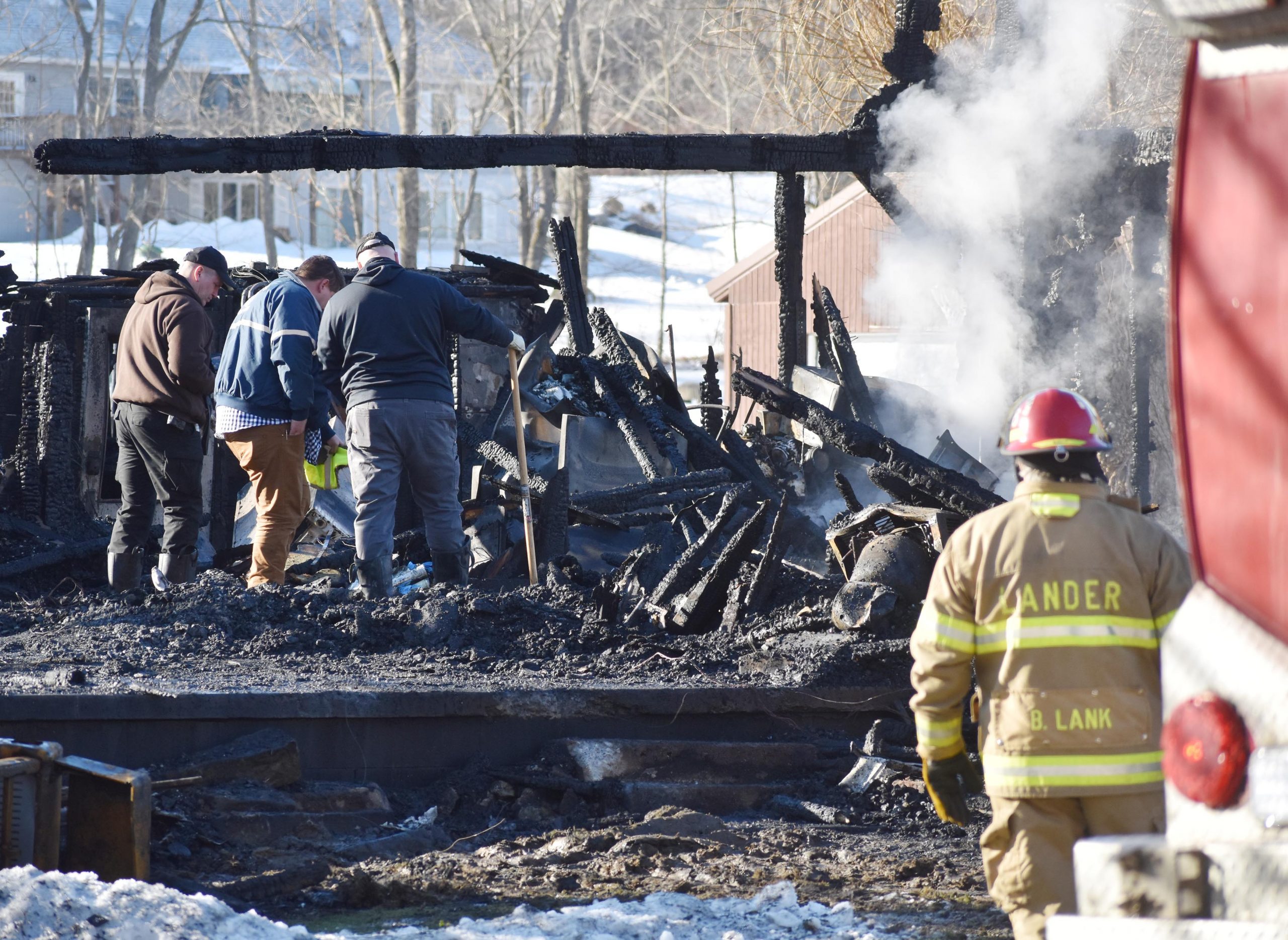 Morning blaze: Several departments respond as residence destroyed ...